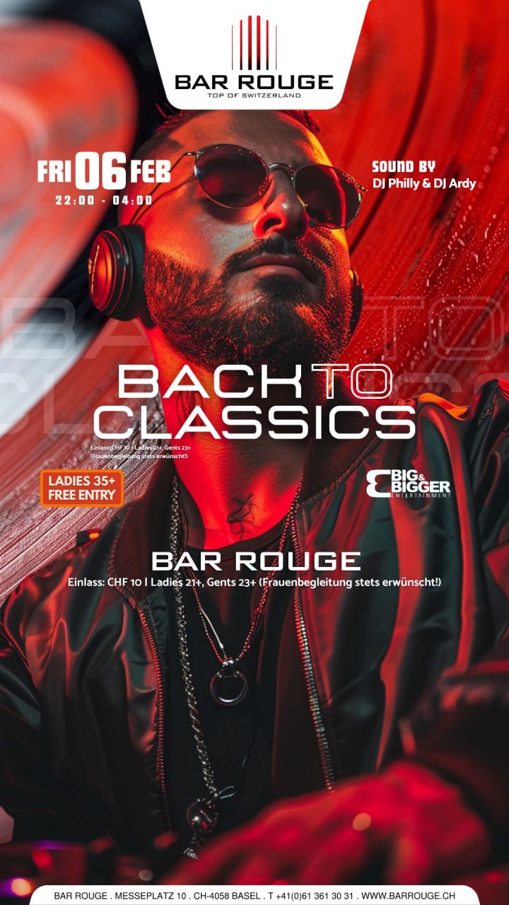 Back To Classics (Level 30), 06 February 2026 - Bar Rouge
